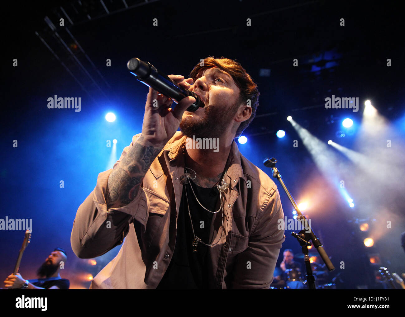British musician James Arthur performing at the O2 Shepherds Bush ...