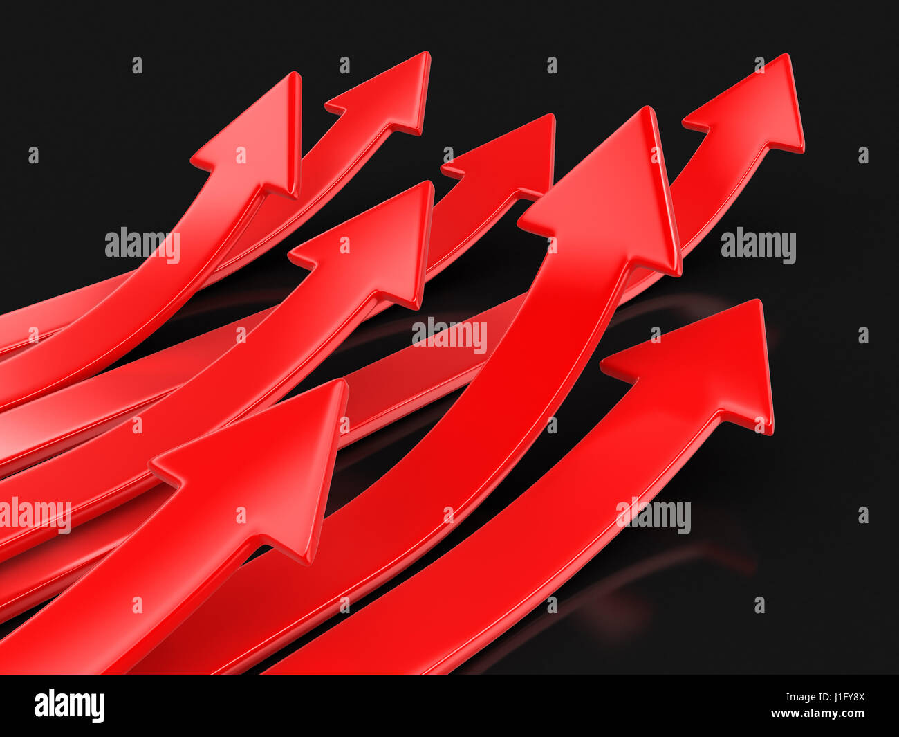 Arrow up. Image with clipping path Stock Photo - Alamy