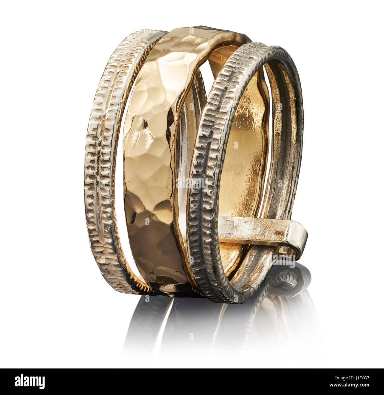 beautiful Golden ring isolated on white background Stock Photo - Alamy