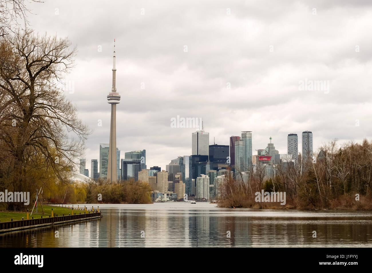 The Toronto skyline from the Toronto Islands Stock Photo - Alamy
