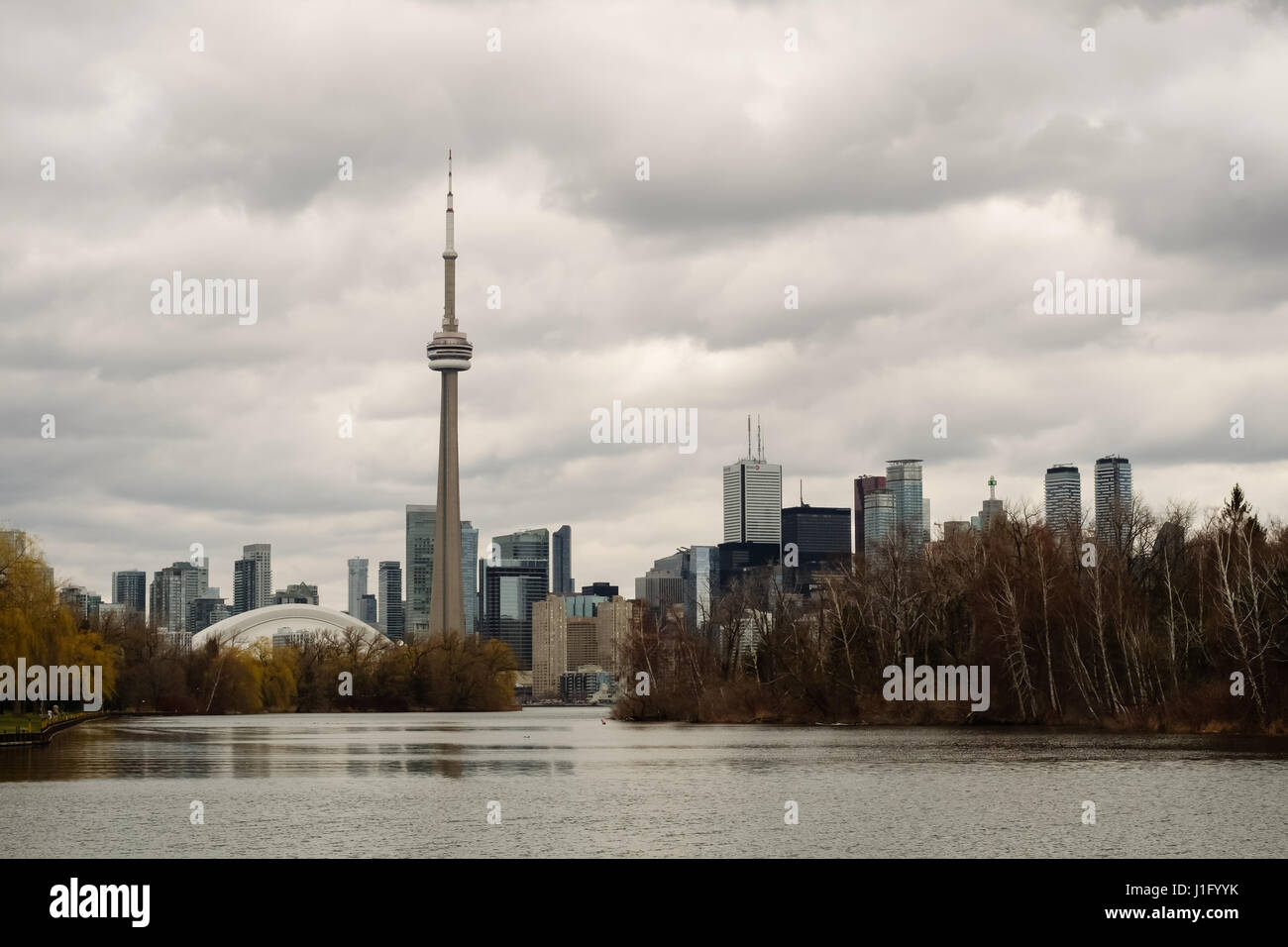 The Toronto skyline from the Toronto Islands Stock Photo - Alamy