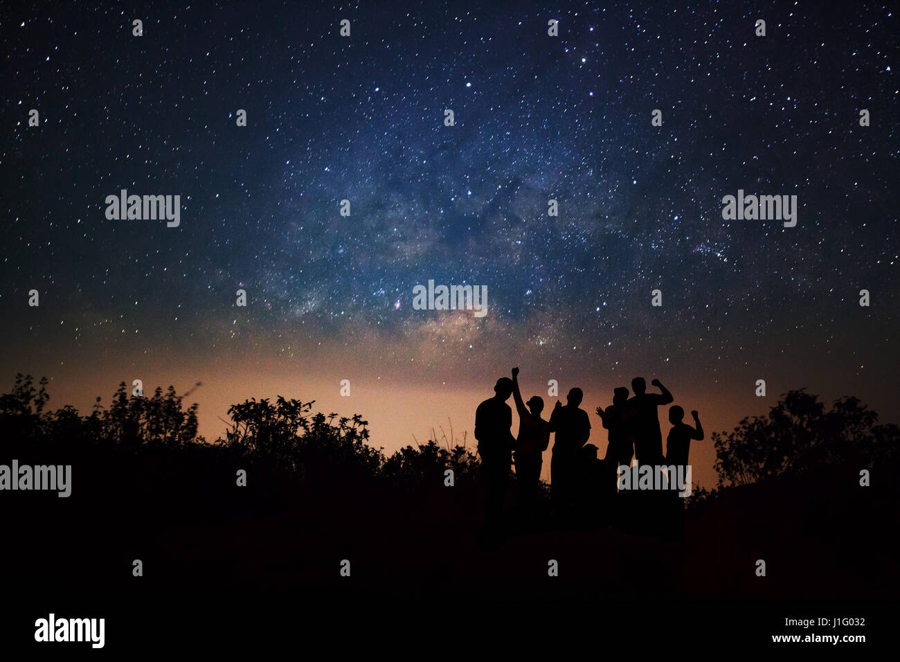 People Looking At The Stars