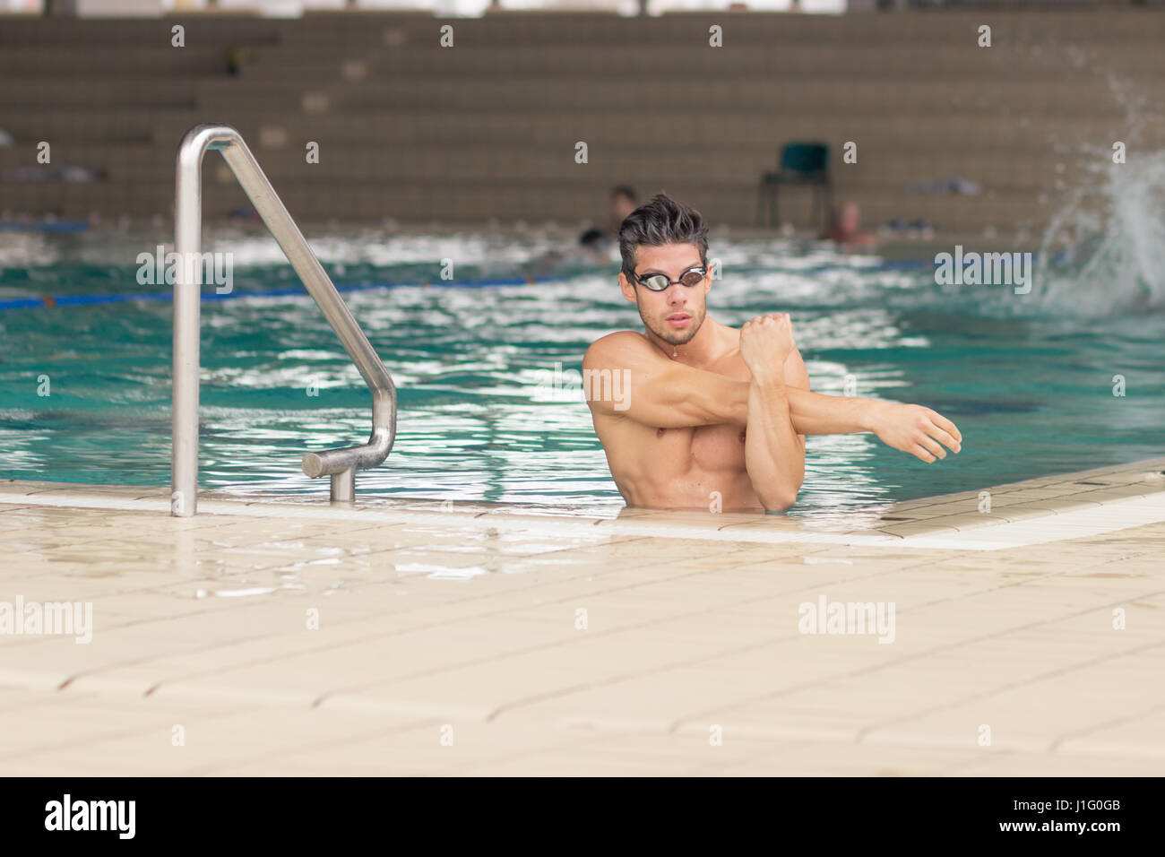 Swimmer in pool hi-res stock photography and images - Alamy