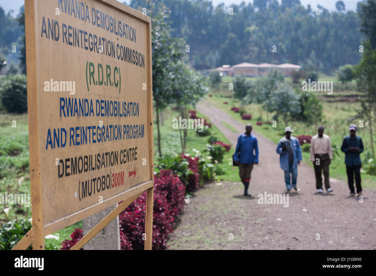 The Rwandan reintegration camp at Mutobo, Rwanda, for former militia ...