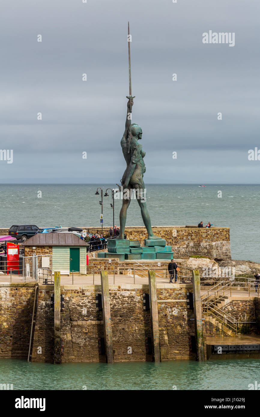 Ilfracombe,North Devon,UK. A pretty and popular Victorian seaside ...