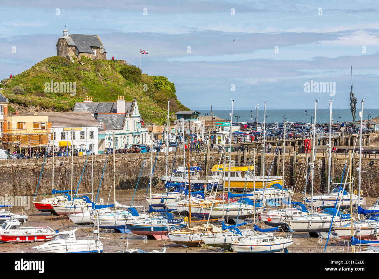 Ilfracombe,North Devon,UK. A pretty and popular Victorian seaside ...