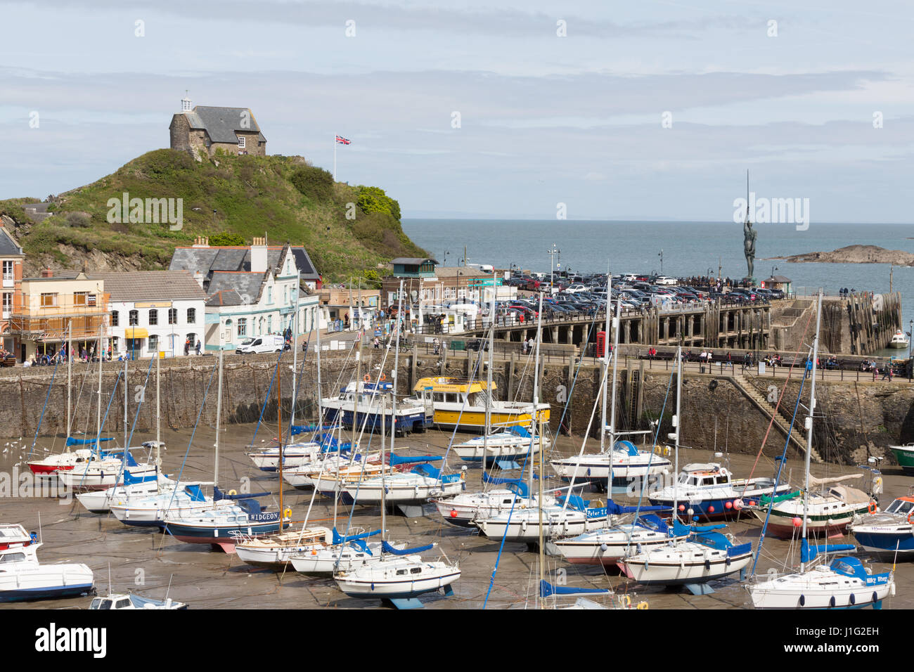 Ilfracombe,North Devon,UK. A pretty and popular Victorian seaside ...