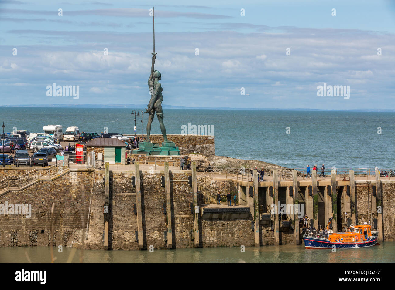 Ilfracombe,North Devon,UK. A pretty and popular Victorian seaside ...