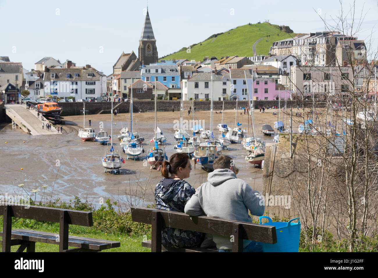 ilIlfracombe,North Devon,UK. A pretty and popular Victorian seaside ...
