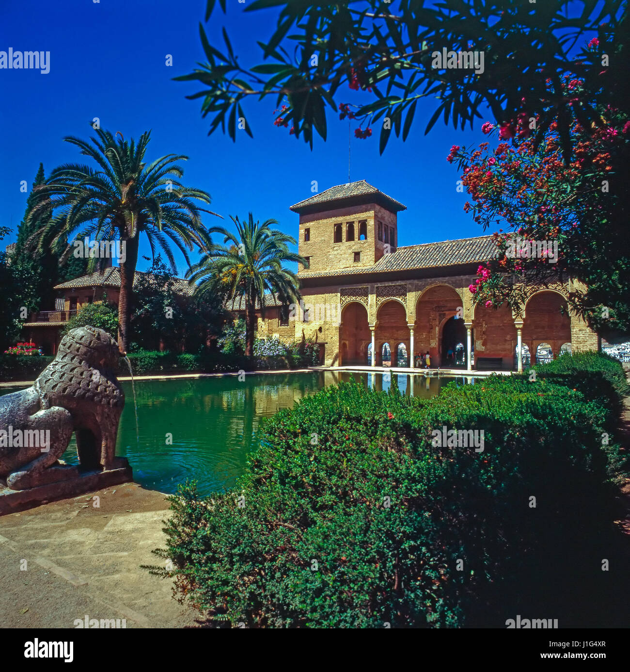 Alhambra partal alhambra palace fortress hi-res stock photography and ...