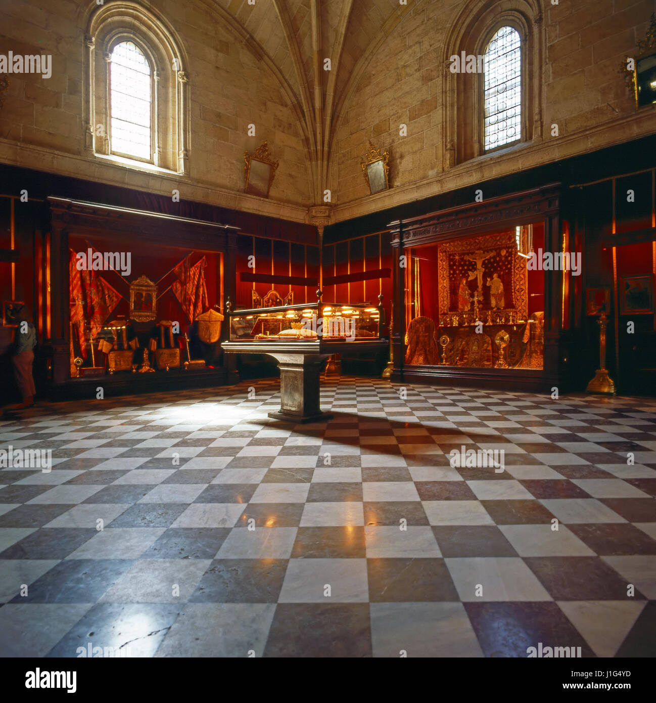 Interior of Alcazar, Spain Stock Photo - Alamy