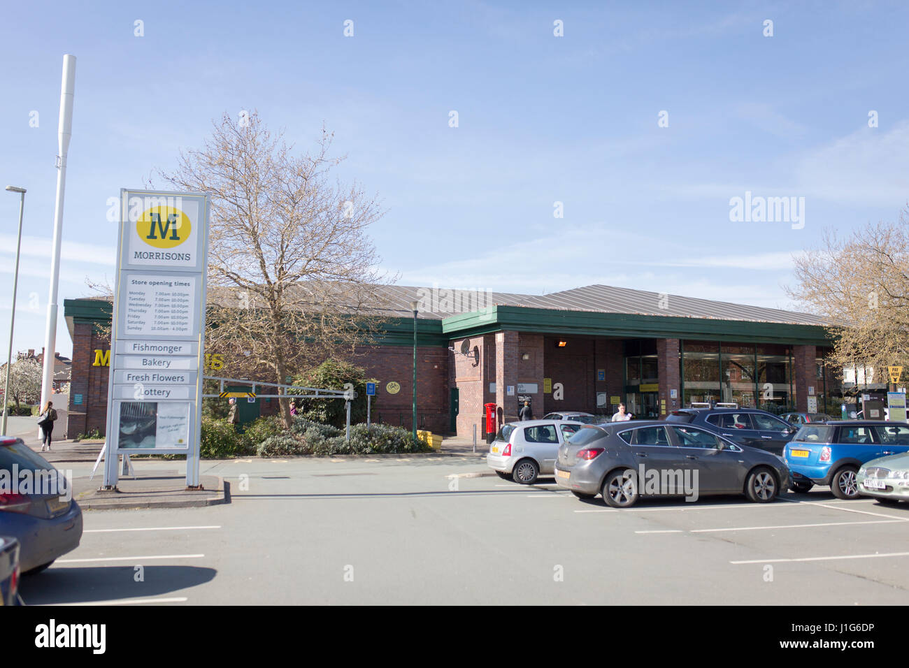 exterior of Morrisons supermarket , Oswestry Stock Photo - Alamy