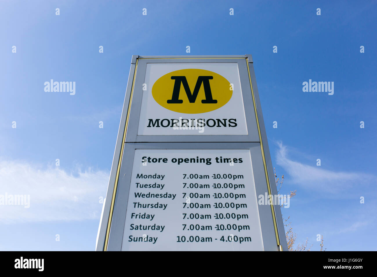 exterior of Morrisons supermarket , Oswestry Stock Photo - Alamy