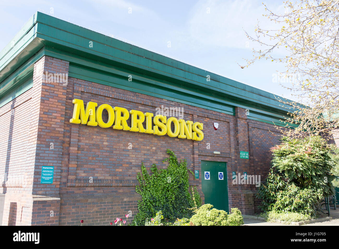 exterior of Morrisons supermarket , Oswestry Stock Photo - Alamy