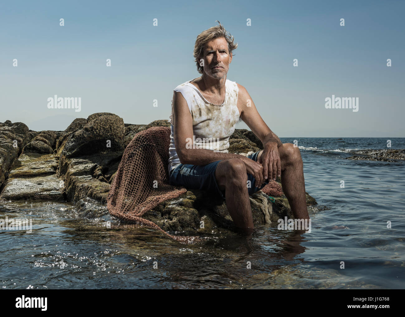 Marooned person adult beach hi-res stock photography and images - Alamy
