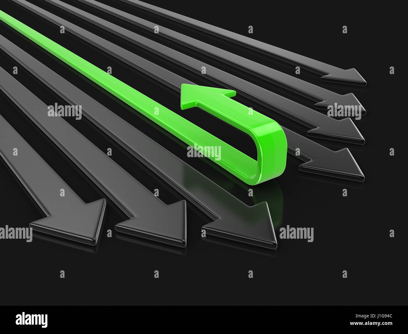 3d Arrows back. Image with clipping path Stock Photo - Alamy