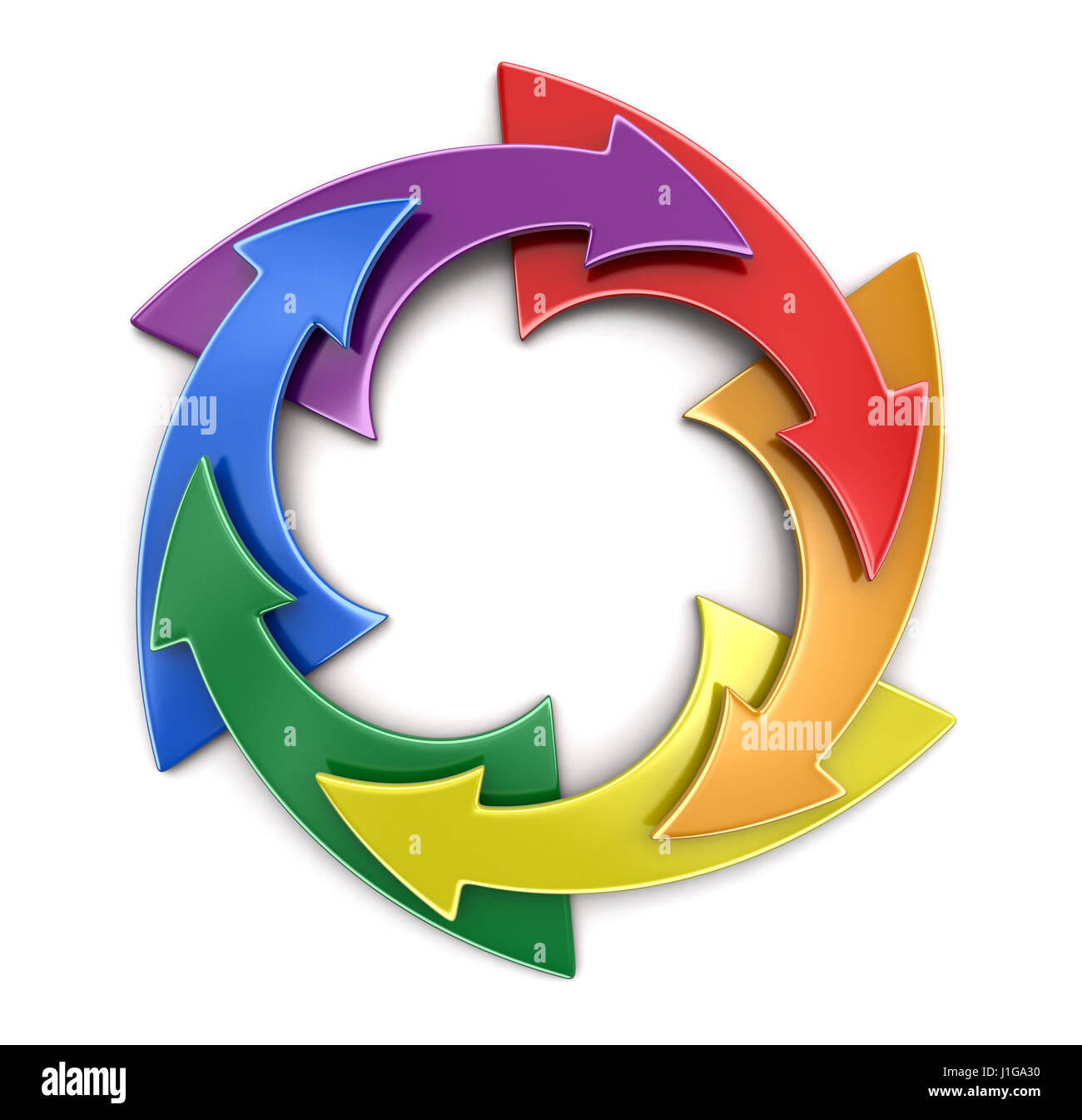 3d arrows. Image with clipping path Stock Photo - Alamy