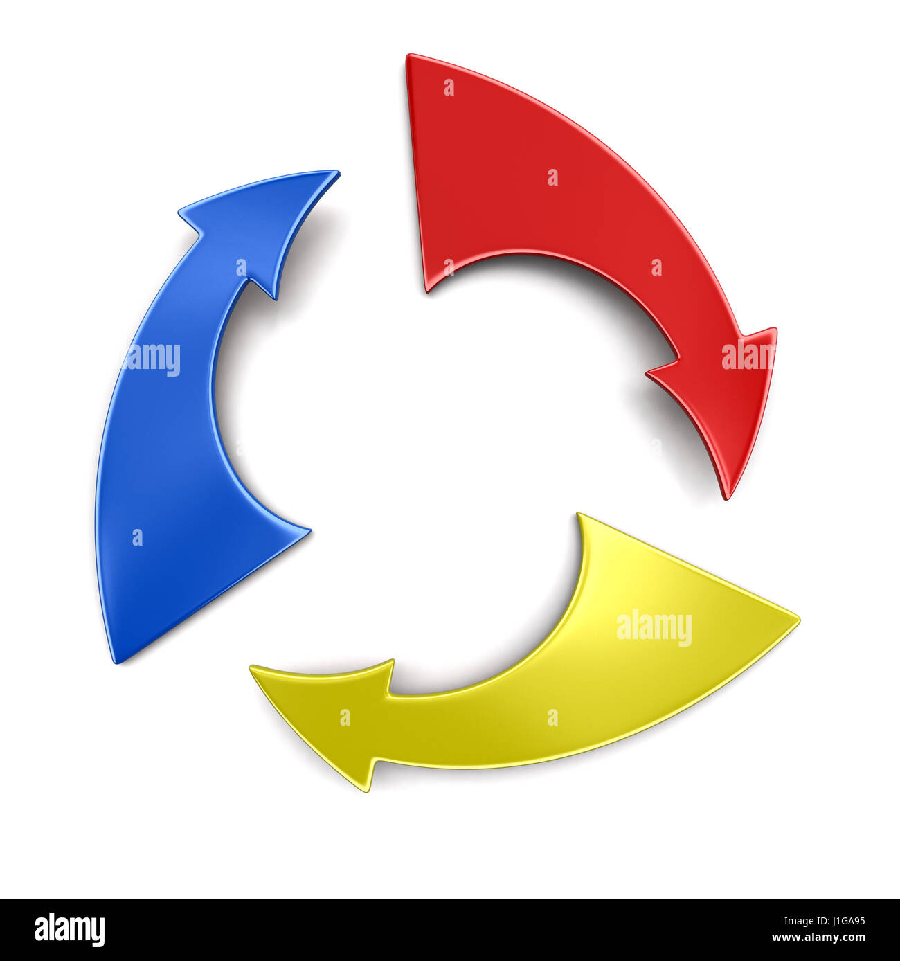 3d arrows. Image with clipping path Stock Photo - Alamy