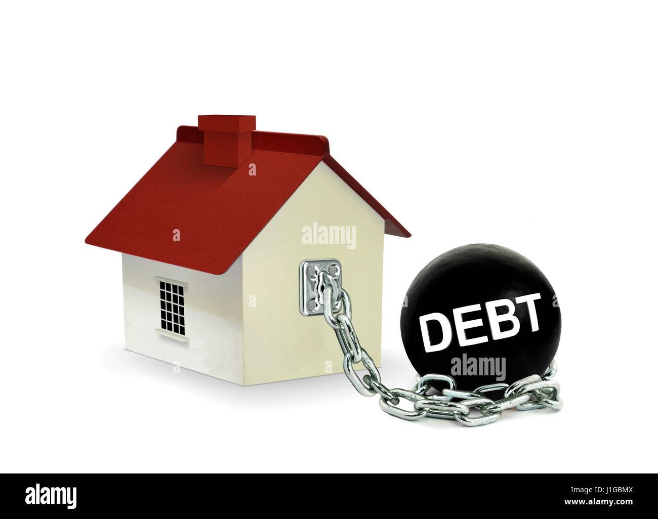 Ball and chain debt Cut Out Stock Images & Pictures - Alamy