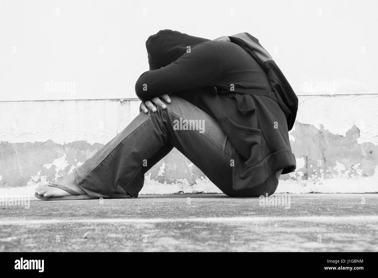 Street suffering Black and White Stock Photos & Images - Alamy