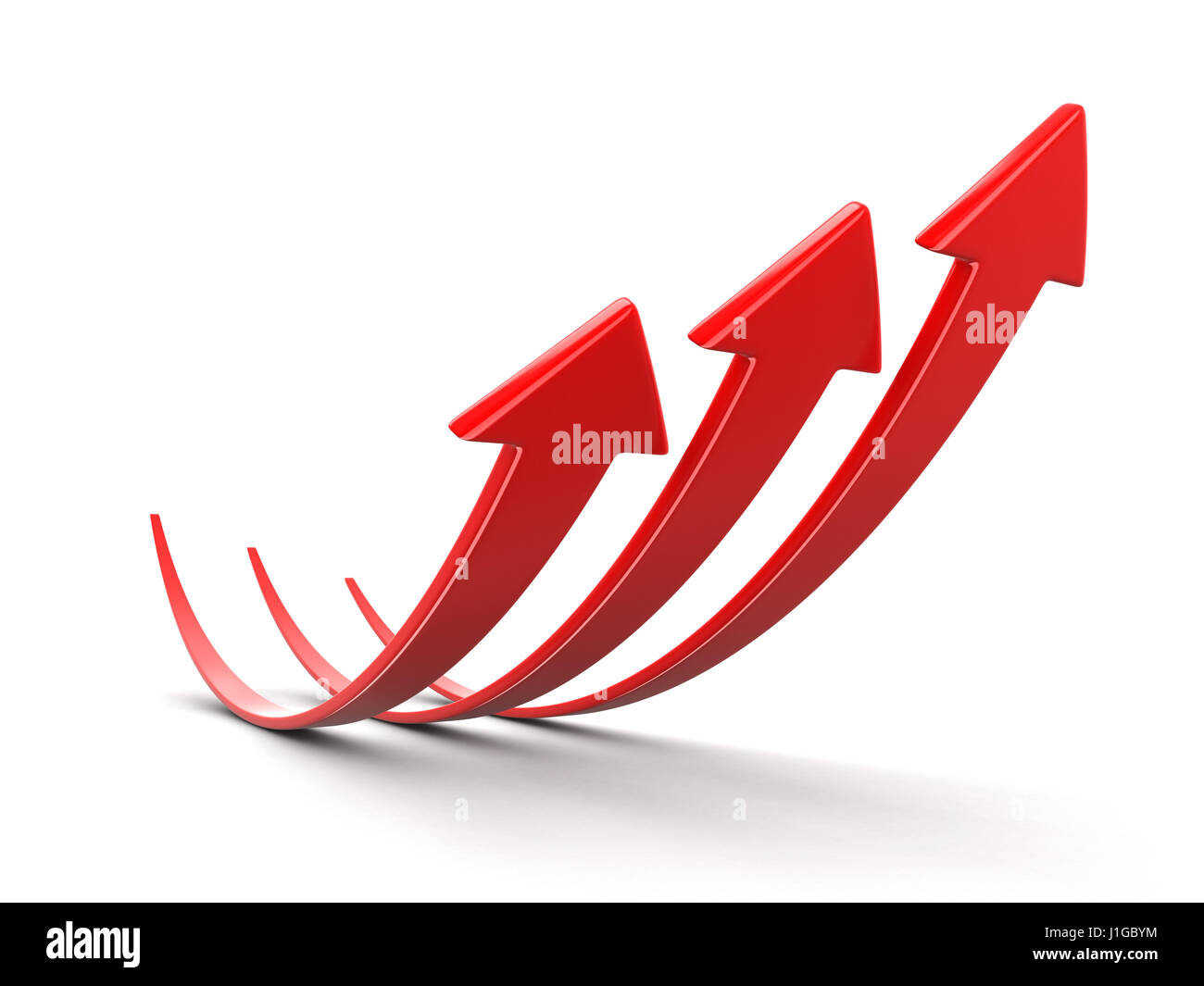 Arrow up. Image with clipping path Stock Photo - Alamy