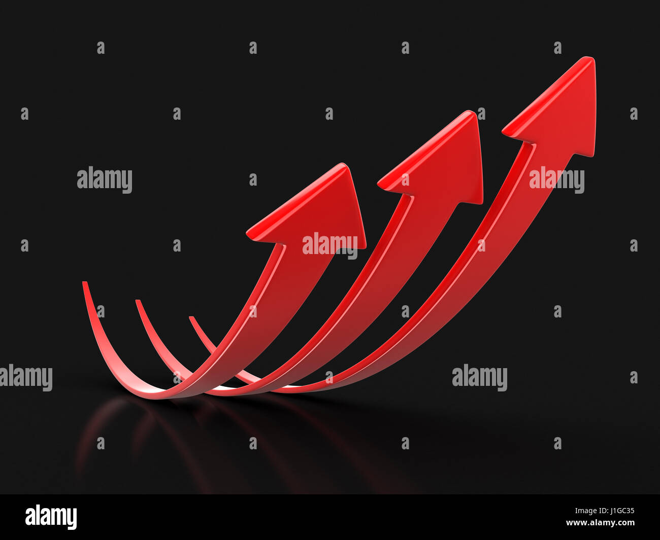 Arrow up. Image with clipping path Stock Photo - Alamy