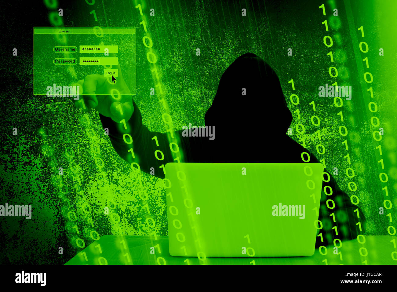 Computer hacker or Cyber attack concept background Stock Photo - Alamy