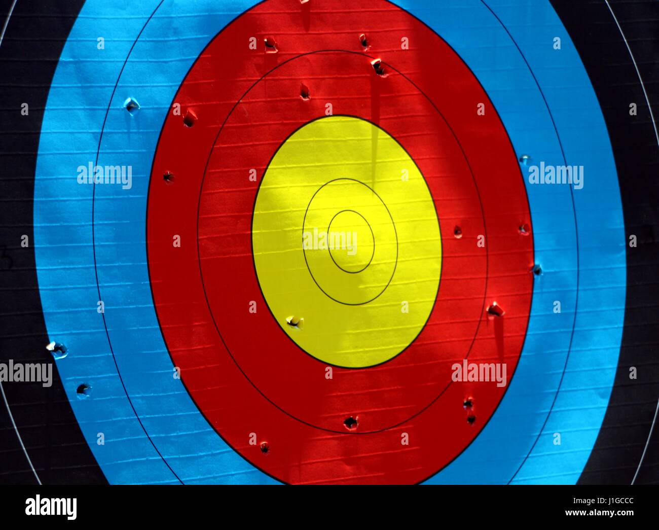 Target practice board side view Stock Photo - Alamy