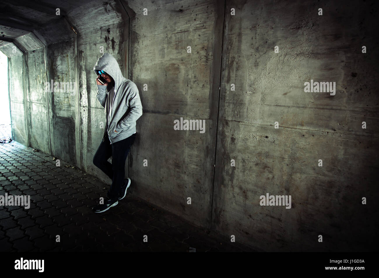 A stranger person on the phone Stock Photo - Alamy