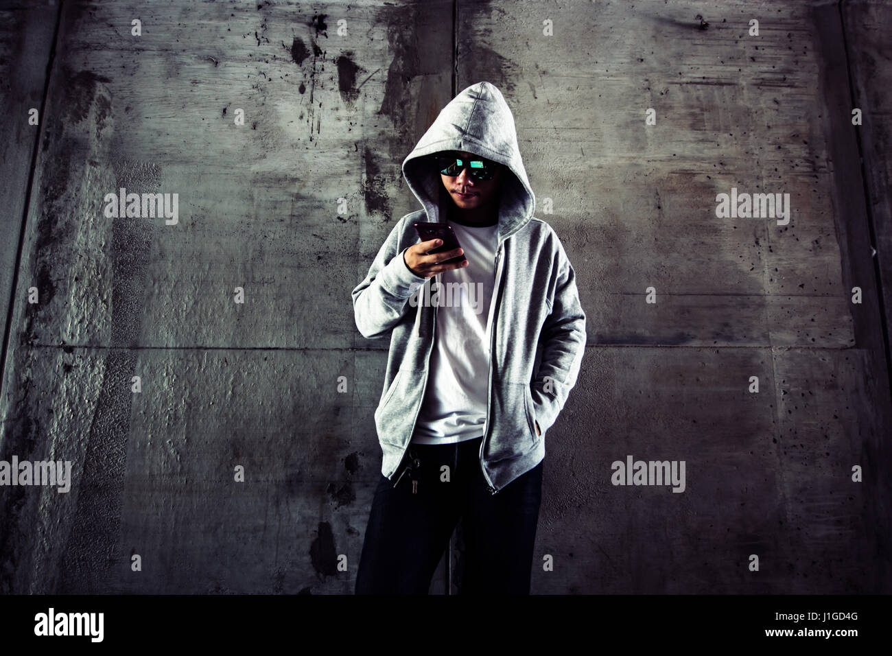 A stranger person on the phone Stock Photo - Alamy