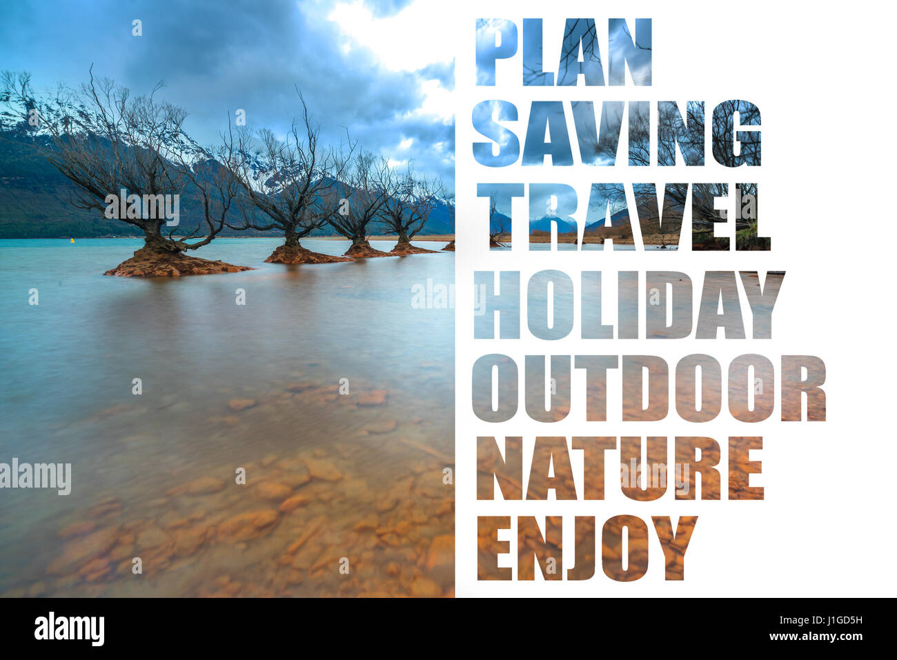 The Famous Willow Trees of Glenorchy, New Zealand Stock Photo - Alamy