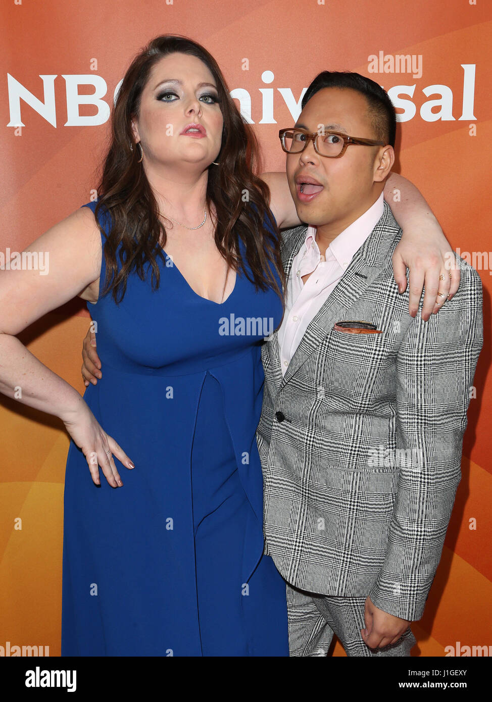 2017 NBCUniversal Summer Press Day Featuring: Lauren Ash, Nico Santos ...