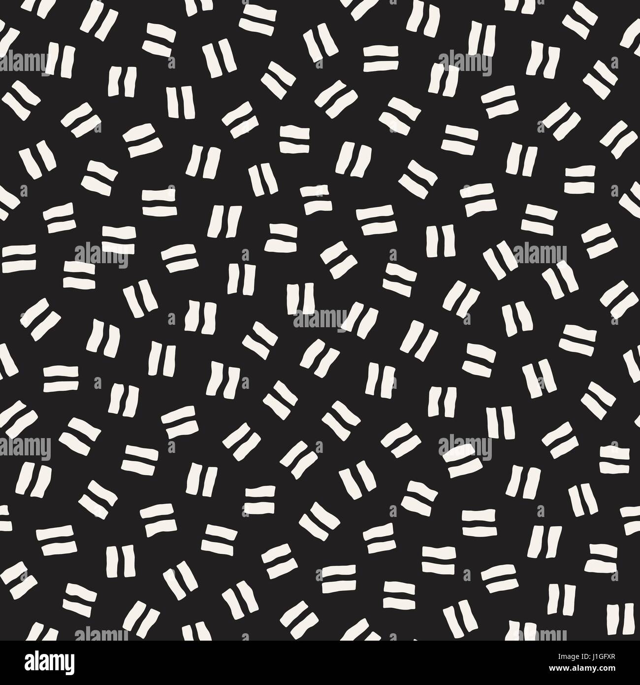 Vector Seamless Pattern. Abstract Background With Scattered Geometric ...