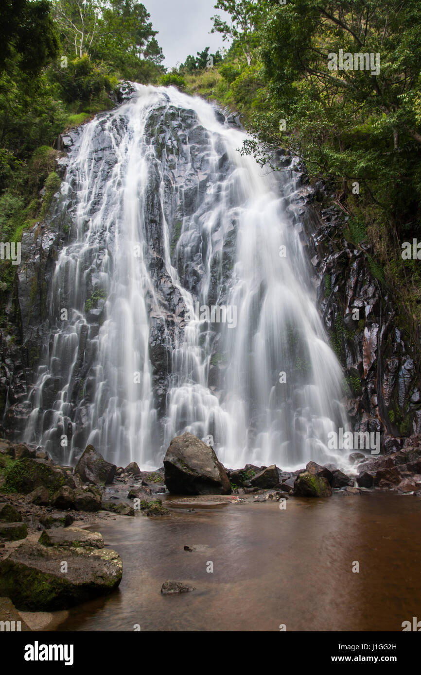 Hardcore waterfalls. Slow shutter speed photo effect of gushing ...