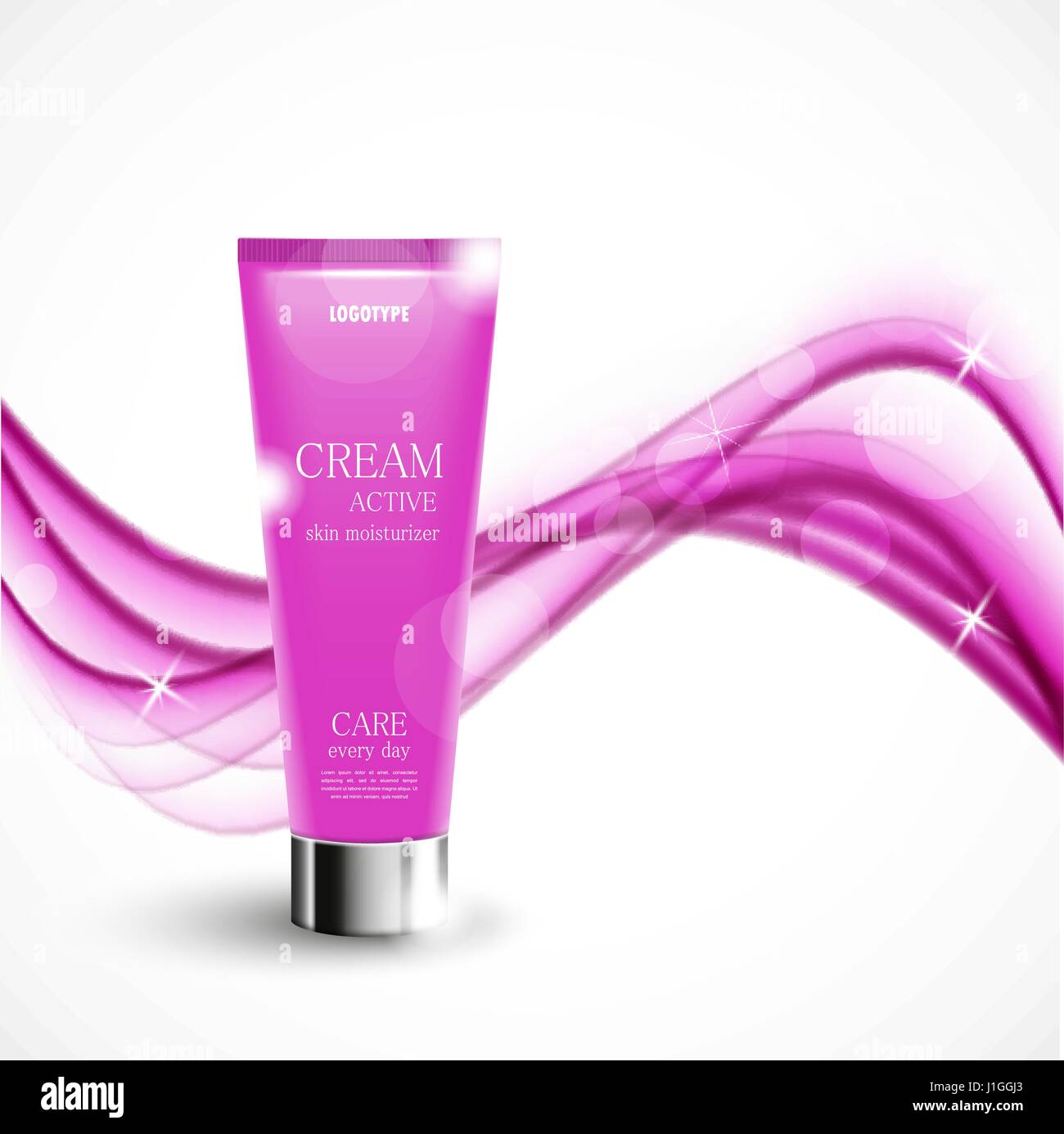 Skin moisturizer cosmetic design template Stock Vector Image & Art - Alamy