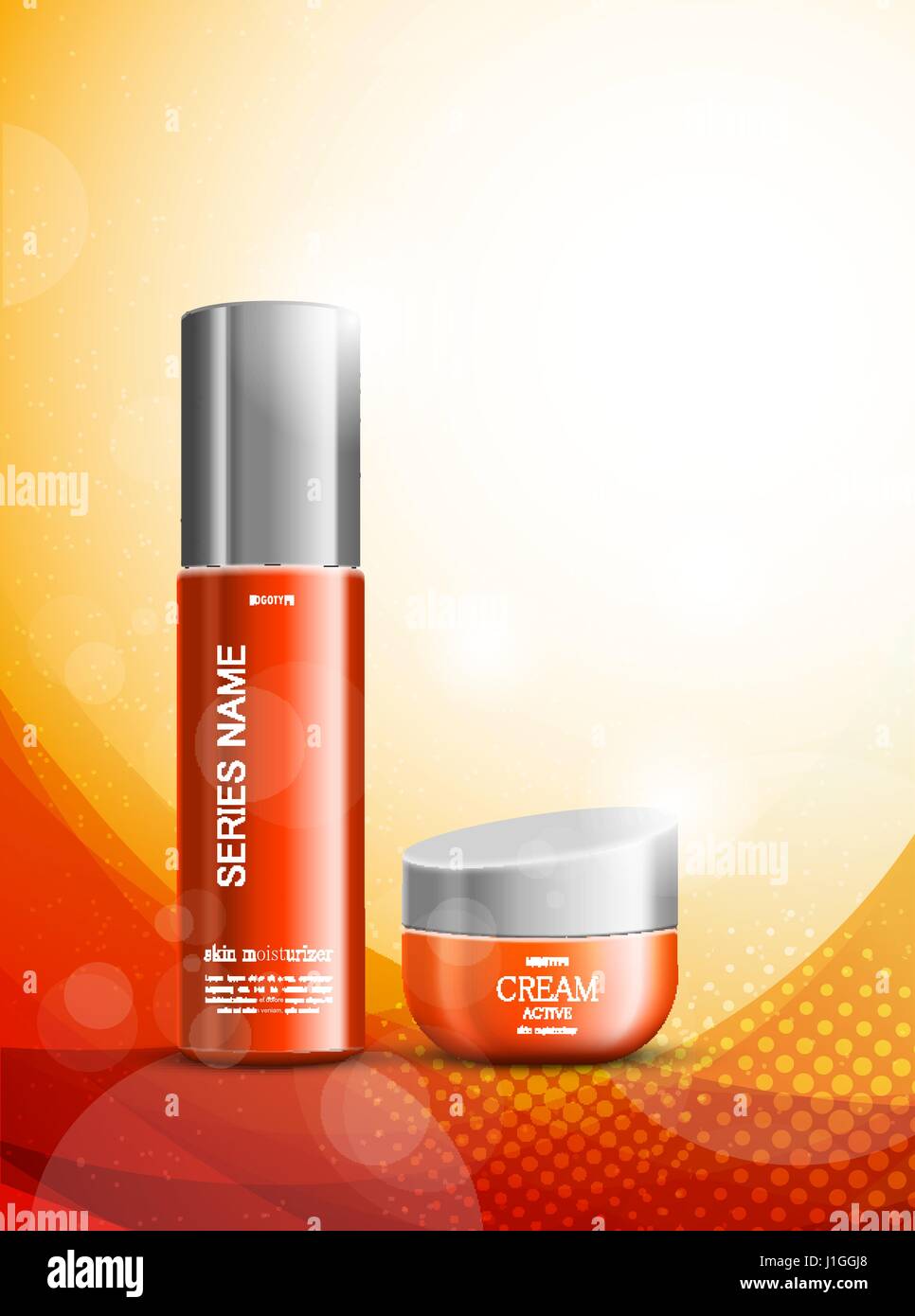 Skin moisturizer cosmetic design template Stock Vector Image & Art - Alamy