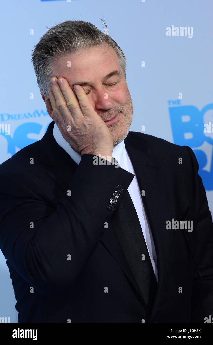 Alec Baldwin attending the New York Premiere of 'The Boss Baby' at AMC ...