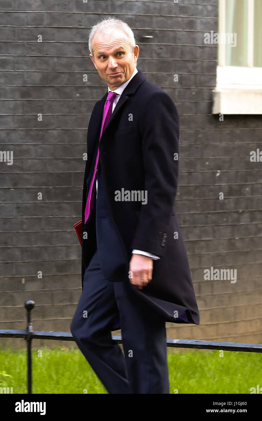 David Lidington, Leader of the House of Commons, arriving for the ...