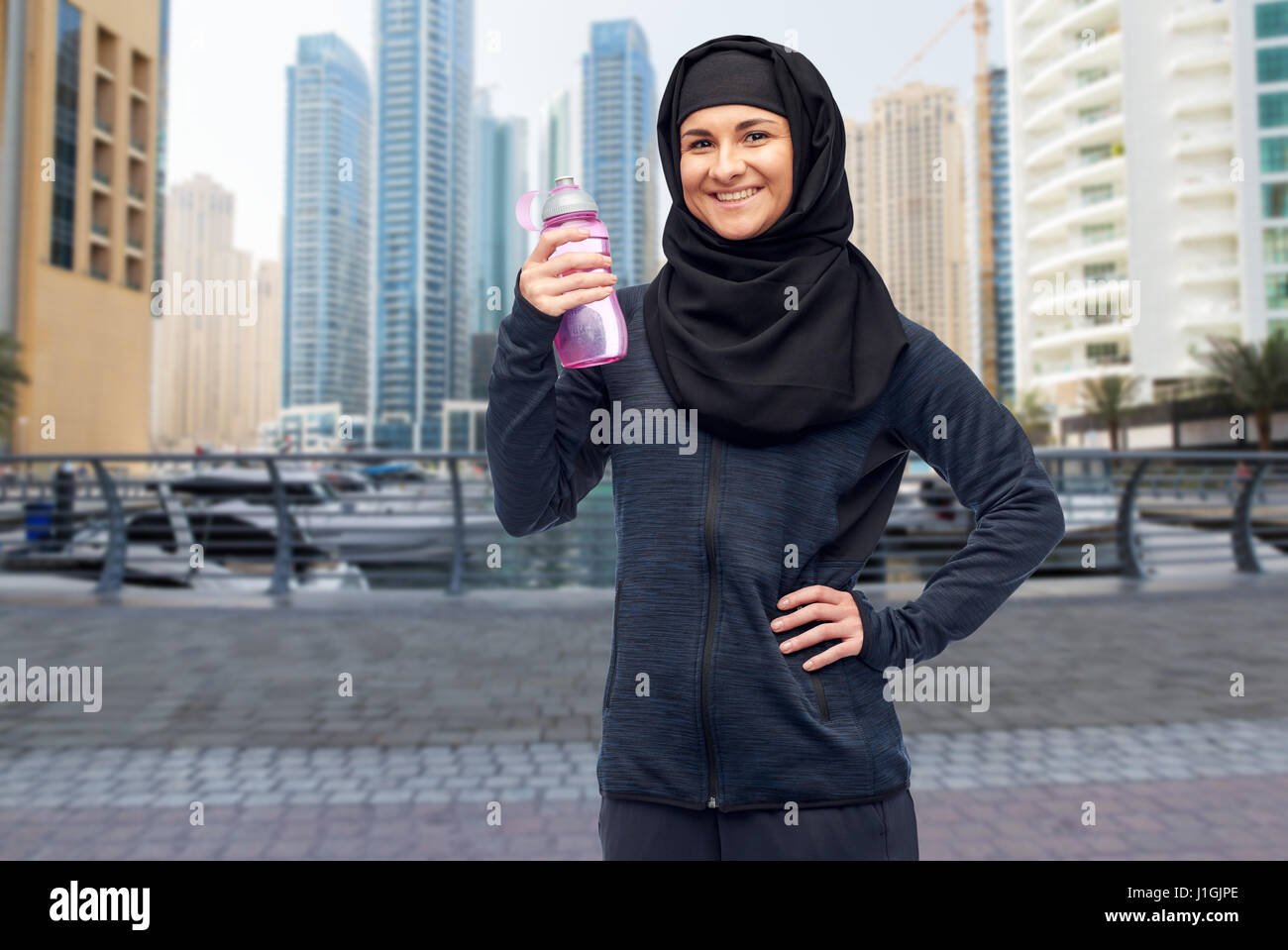 Muslim people doing exercise hi-res stock photography and images - Alamy