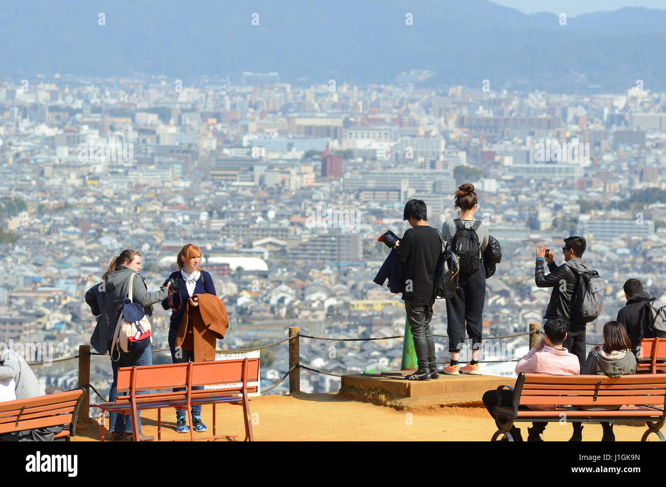Iwatayama Monkey Park in Arashiyama, Kyoto, Japan Stock Photo - Alamy