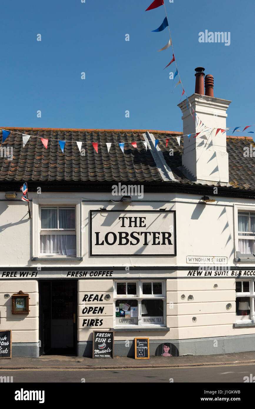 The Lobster Pub Sheringham Norfolk UK Stock Photo - Alamy