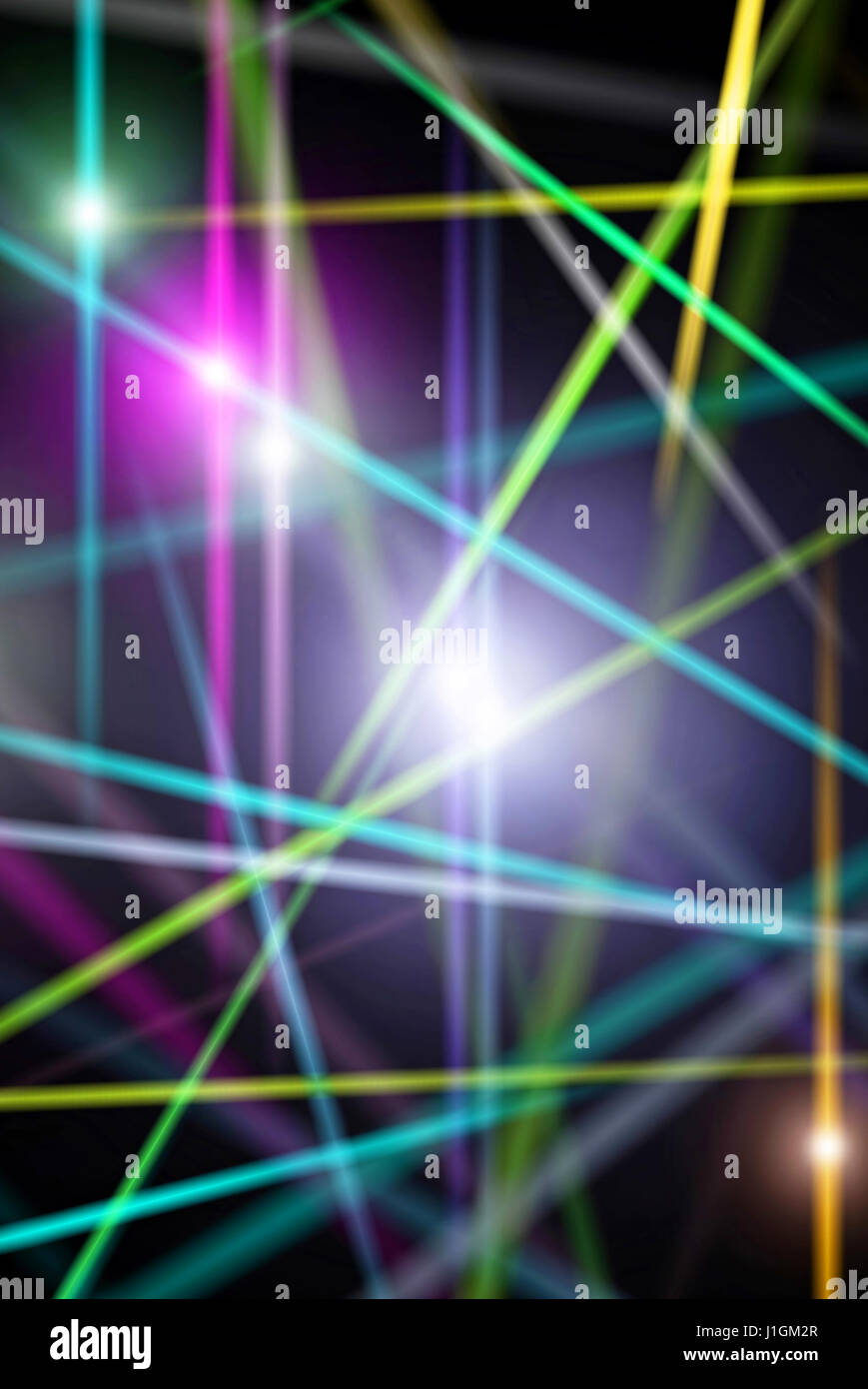 Abstract colorful laser rays Stock Photo - Alamy
