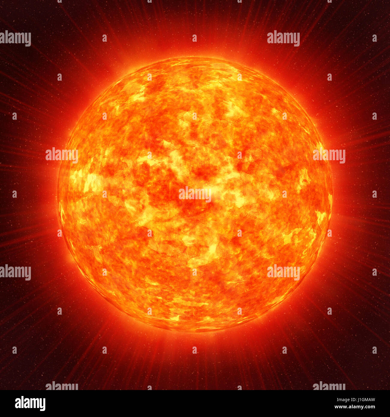 Sun planet in the space Stock Photo - Alamy
