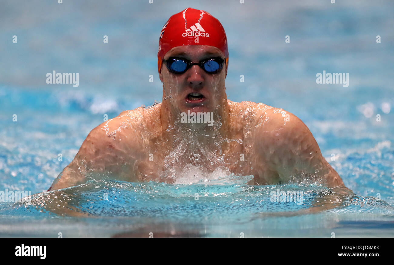 Bath University's Andrew Willis in action during the Men's 200 metres ...
