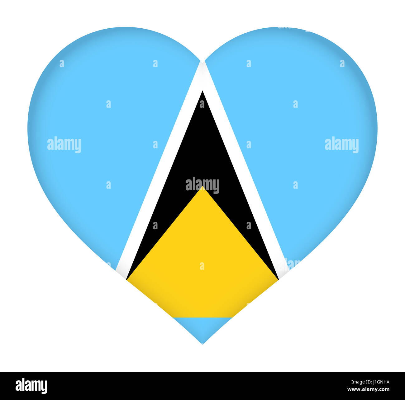 Saint lucia heart hi-res stock photography and images - Alamy