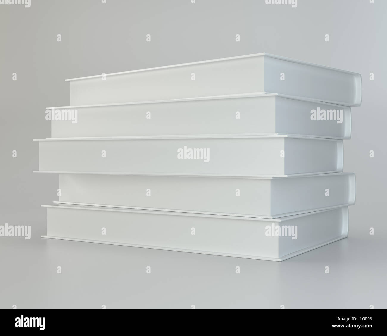 Books 3d rendering blank hi-res stock photography and images - Alamy