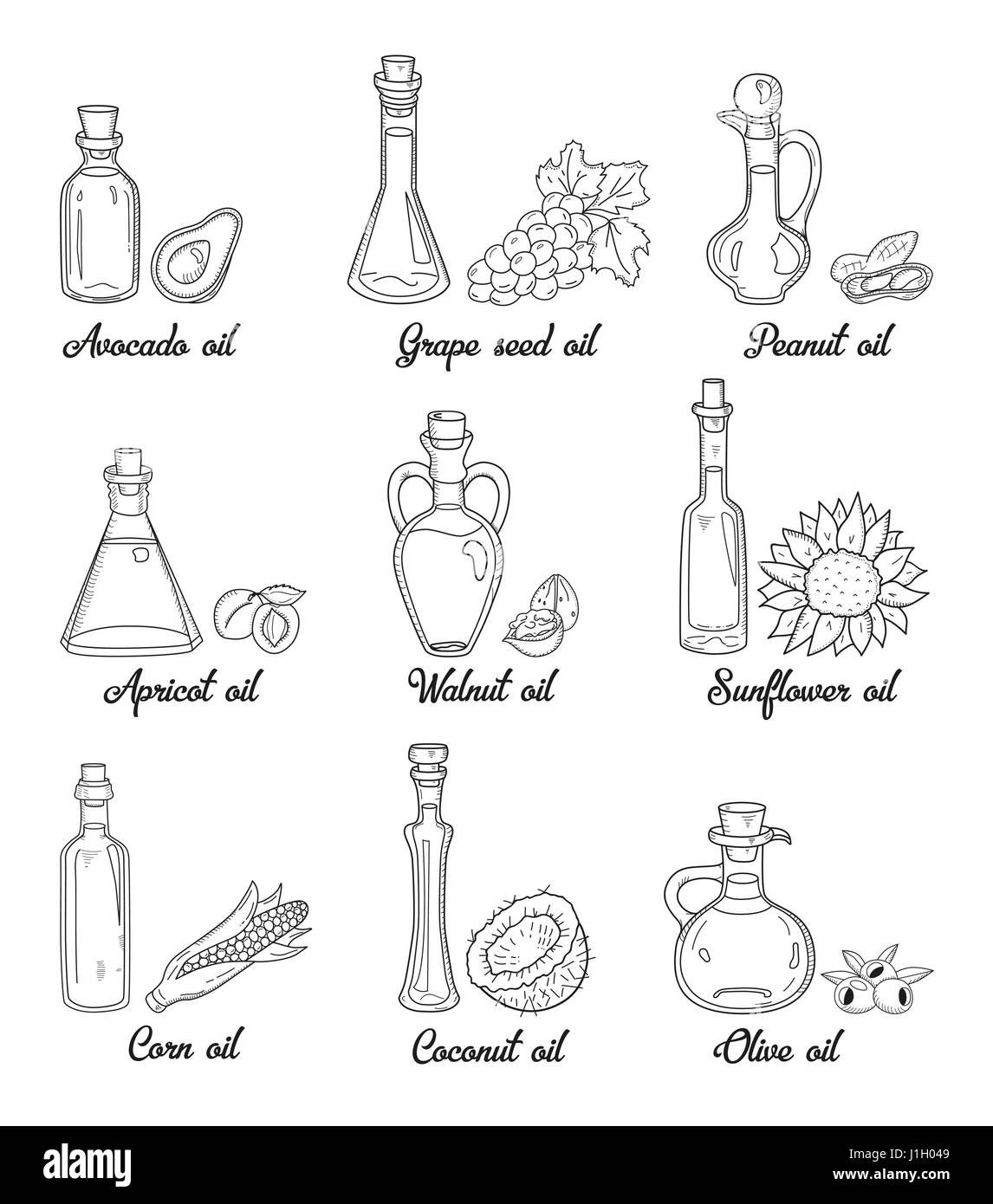 Bowl olive oil isolated Black and White Stock Photos & Images - Alamy