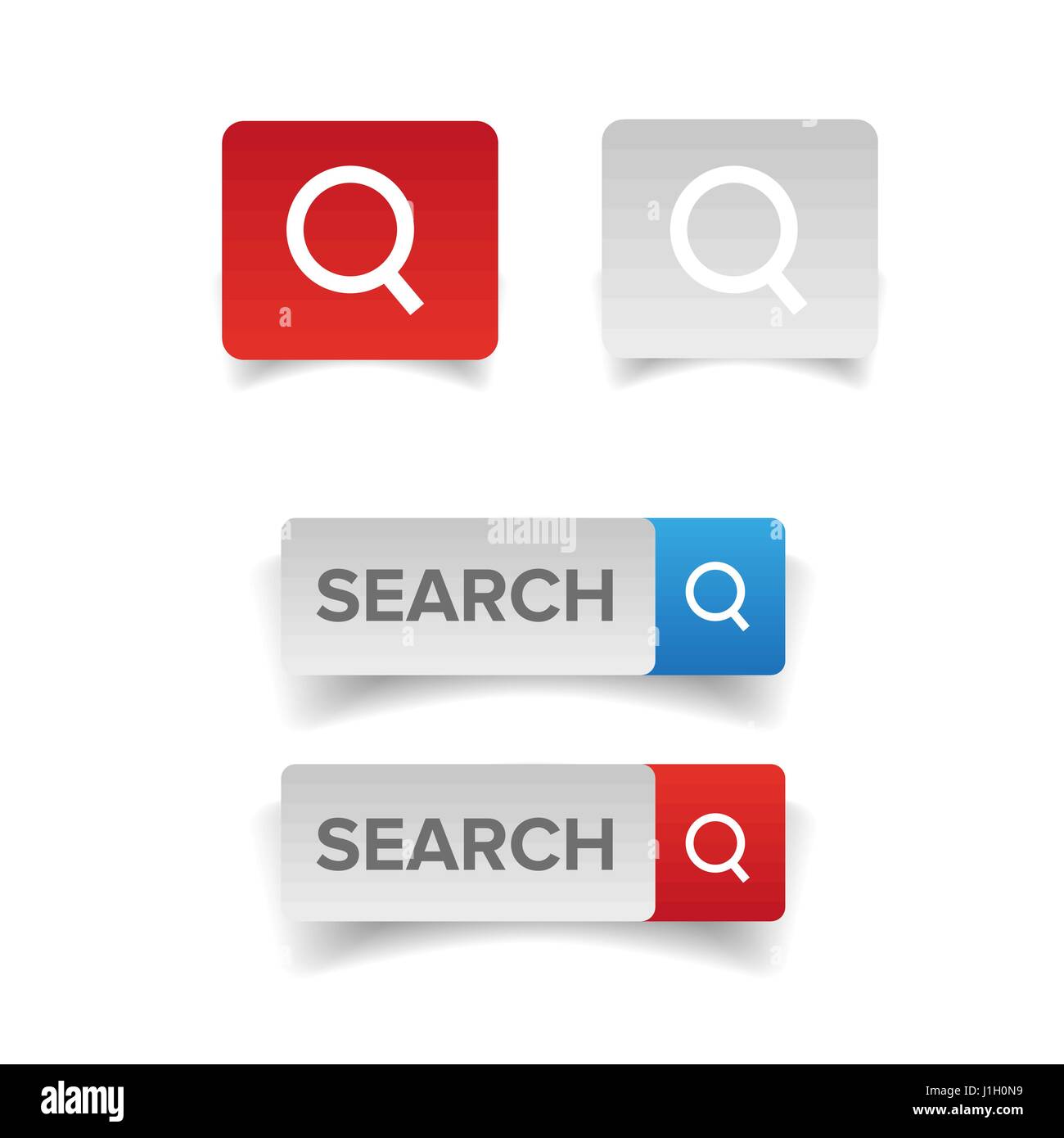 Search icon web button Stock Vector Image & Art - Alamy