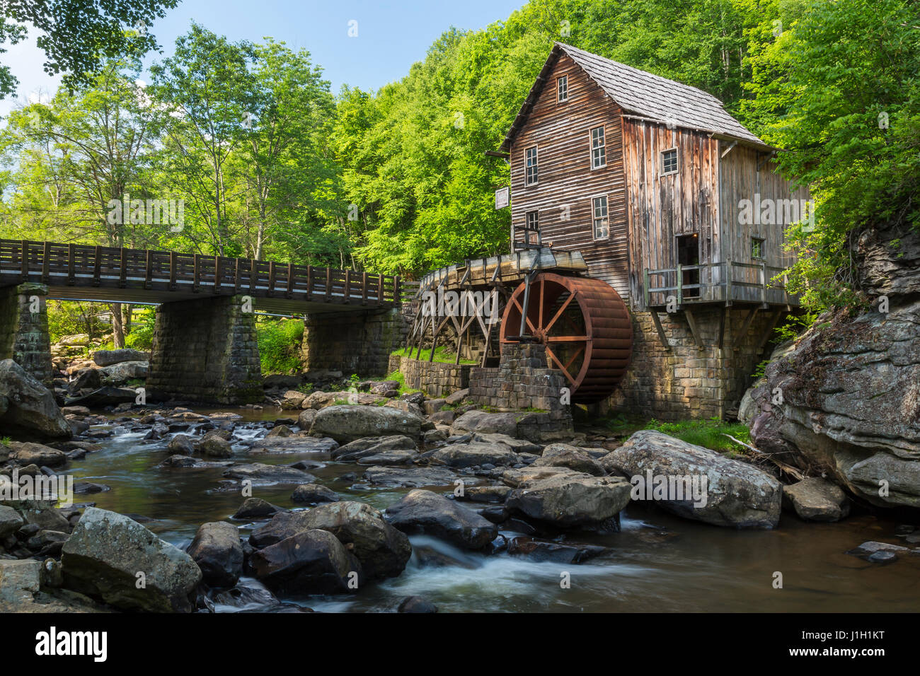 Glade Creek Grist Mill Stock Photo - Alamy