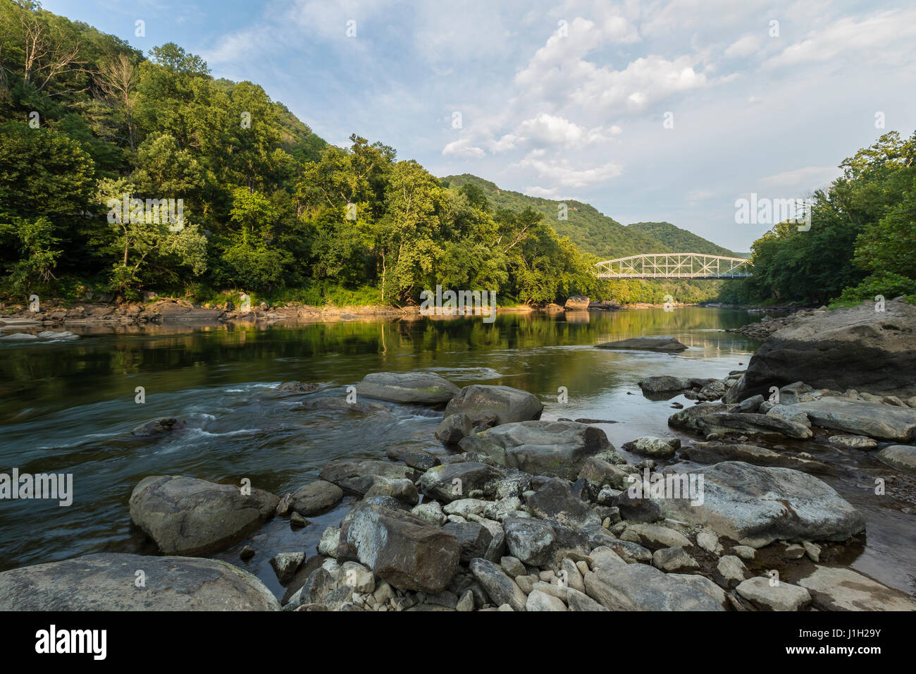 Mountains new river gorge hi-res stock photography and images - Alamy
